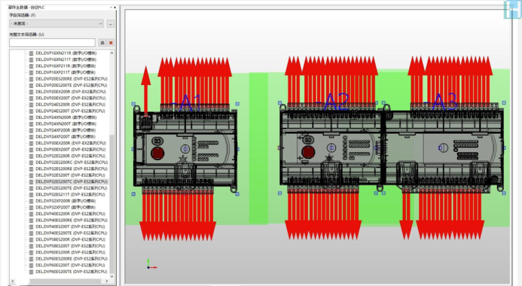 Eplan部件库-DVP-ES2/EX2系列台达PLC部件库